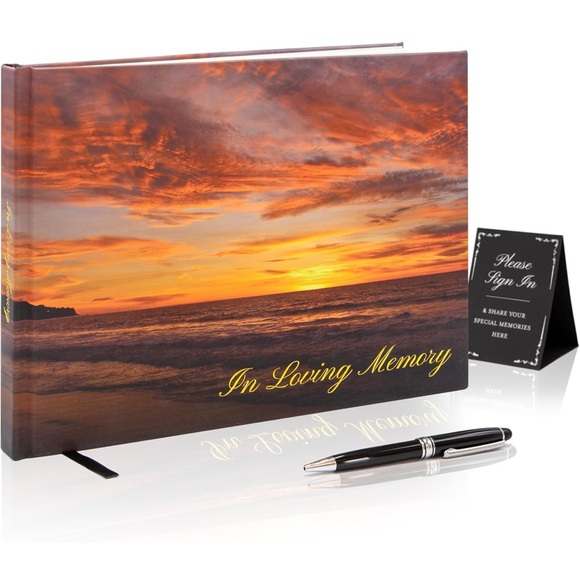 Party Supplies | Sunset Memory Book With Pen | Poshmark